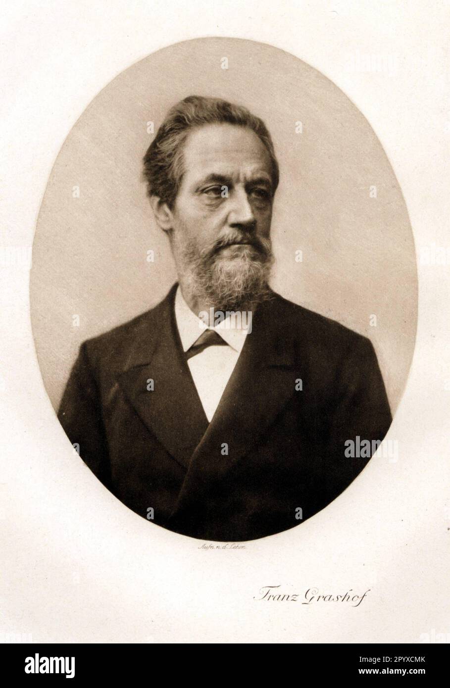 Franz Grashof (1826-1893), German engineer, co-founder of scientific ...