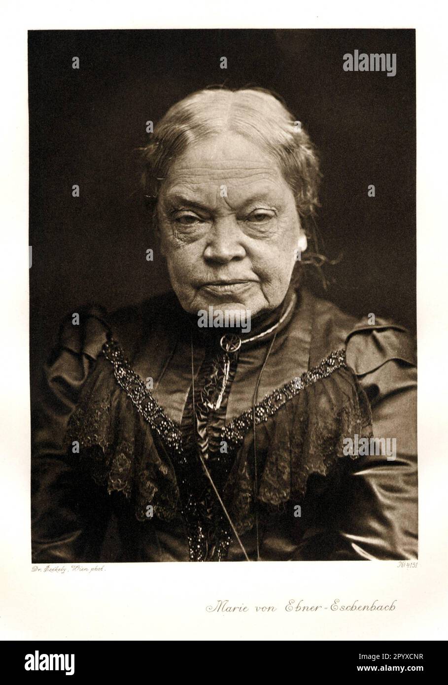 Marie Freifrau von Ebner-Eschenbach (1830-1916), Austrian writer ...