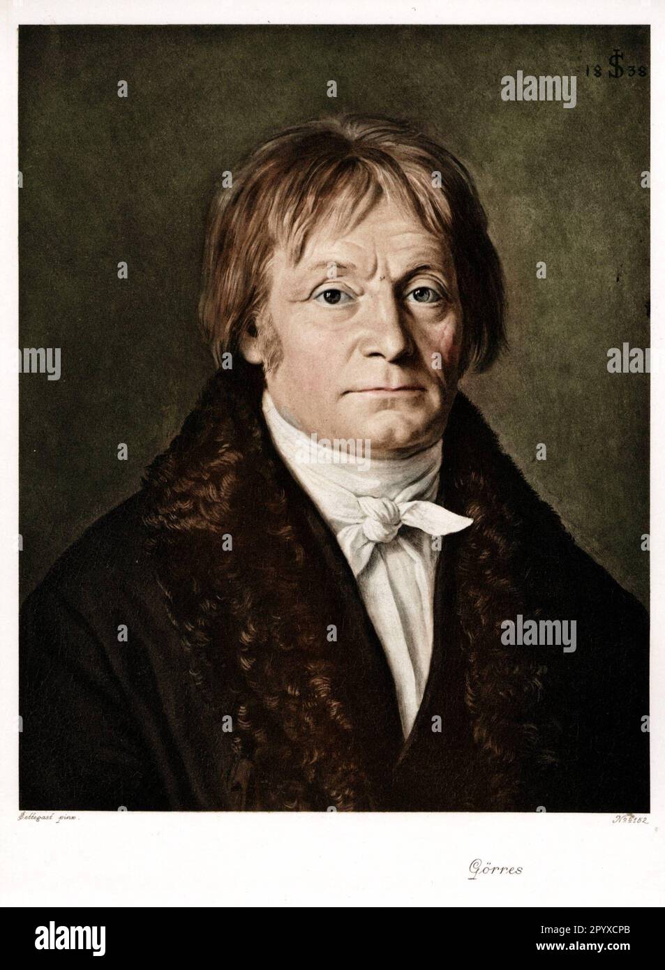 Johann Joseph Görres (1776-1848), from 1839, German publicist and poet ...