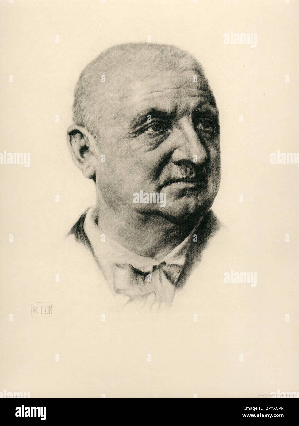 Anton Bruckner (1824-1896), German composer. Photo: Heliogravure ...