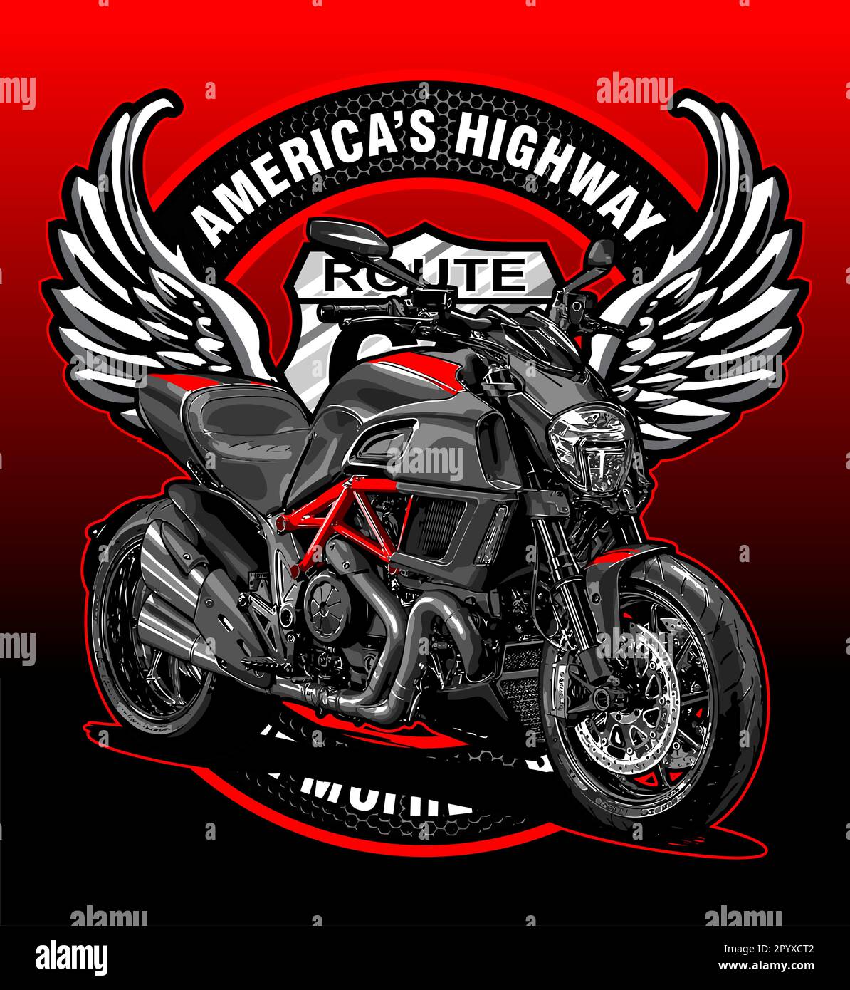 motorcycles vector template Stock Vector Image & Art - Alamy