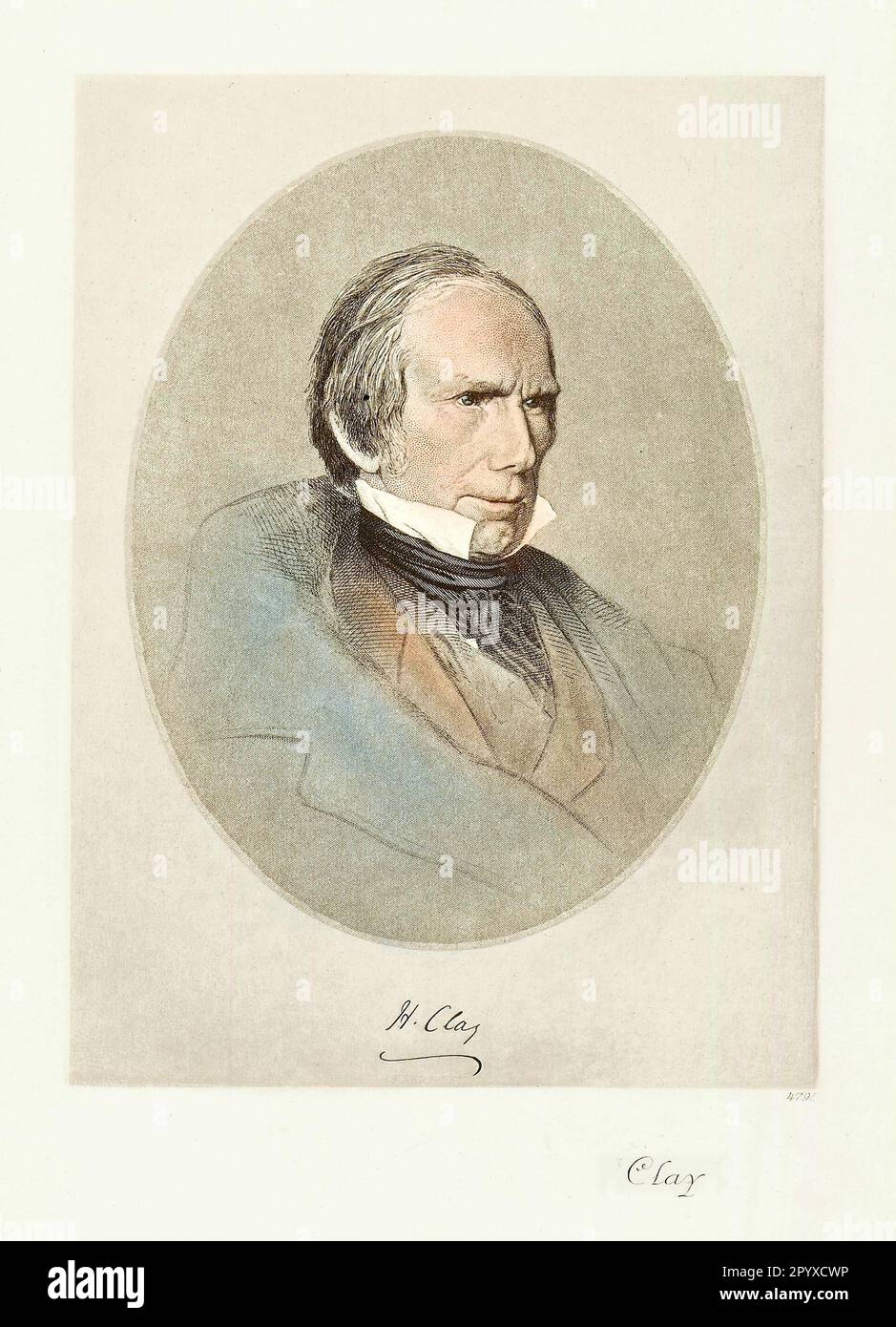 Henry Clay (1777-1852), American politician. After a daguerreotype ...