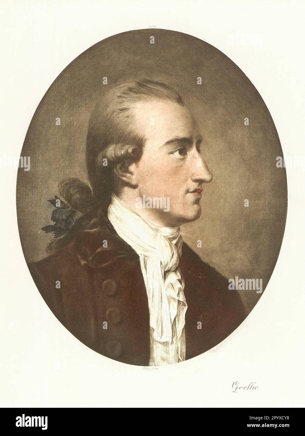 Johann Wolfgang von Goethe (1749-1832), German poet. Painting by May ...