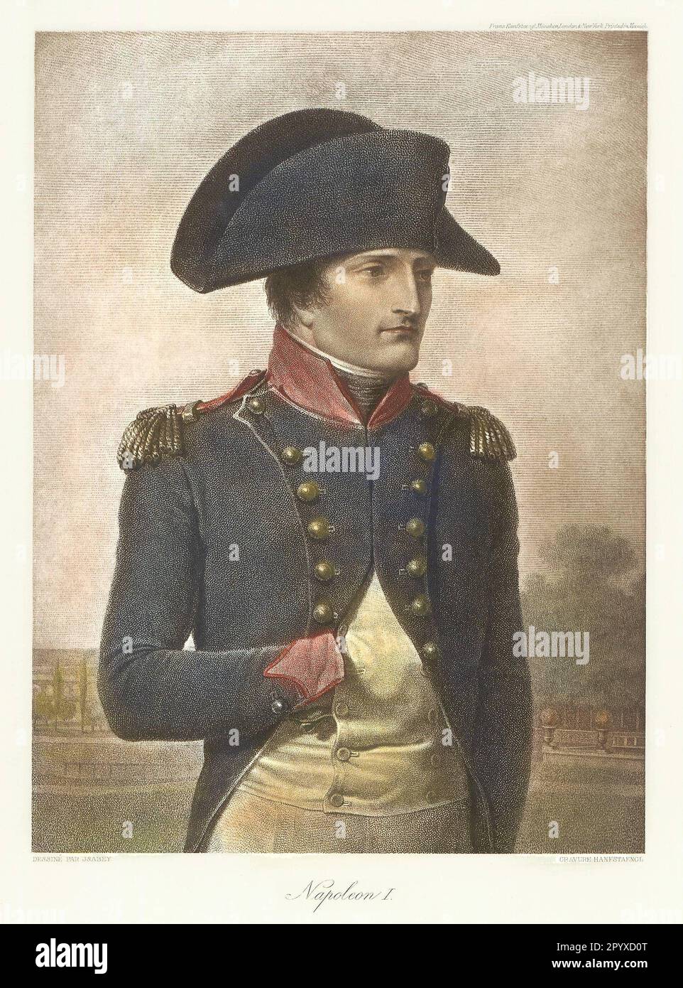 Napoleon I, Emperor of the French (1804-14/15). Painting by Isabey ...