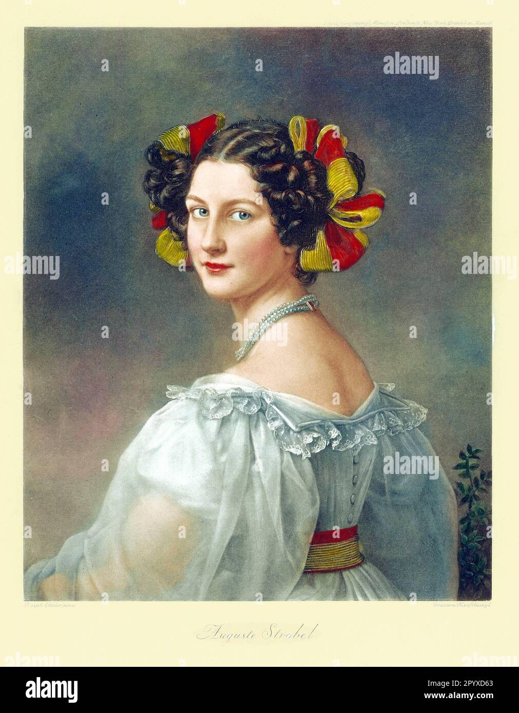 Auguste Strobel, German accountant's daughter and first model of the ...