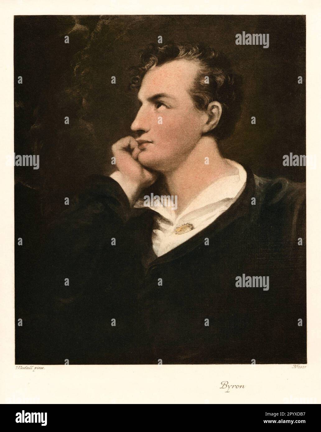 George Gordon Noel Baron Byron (called Lord Byron, 1788-1824), English ...