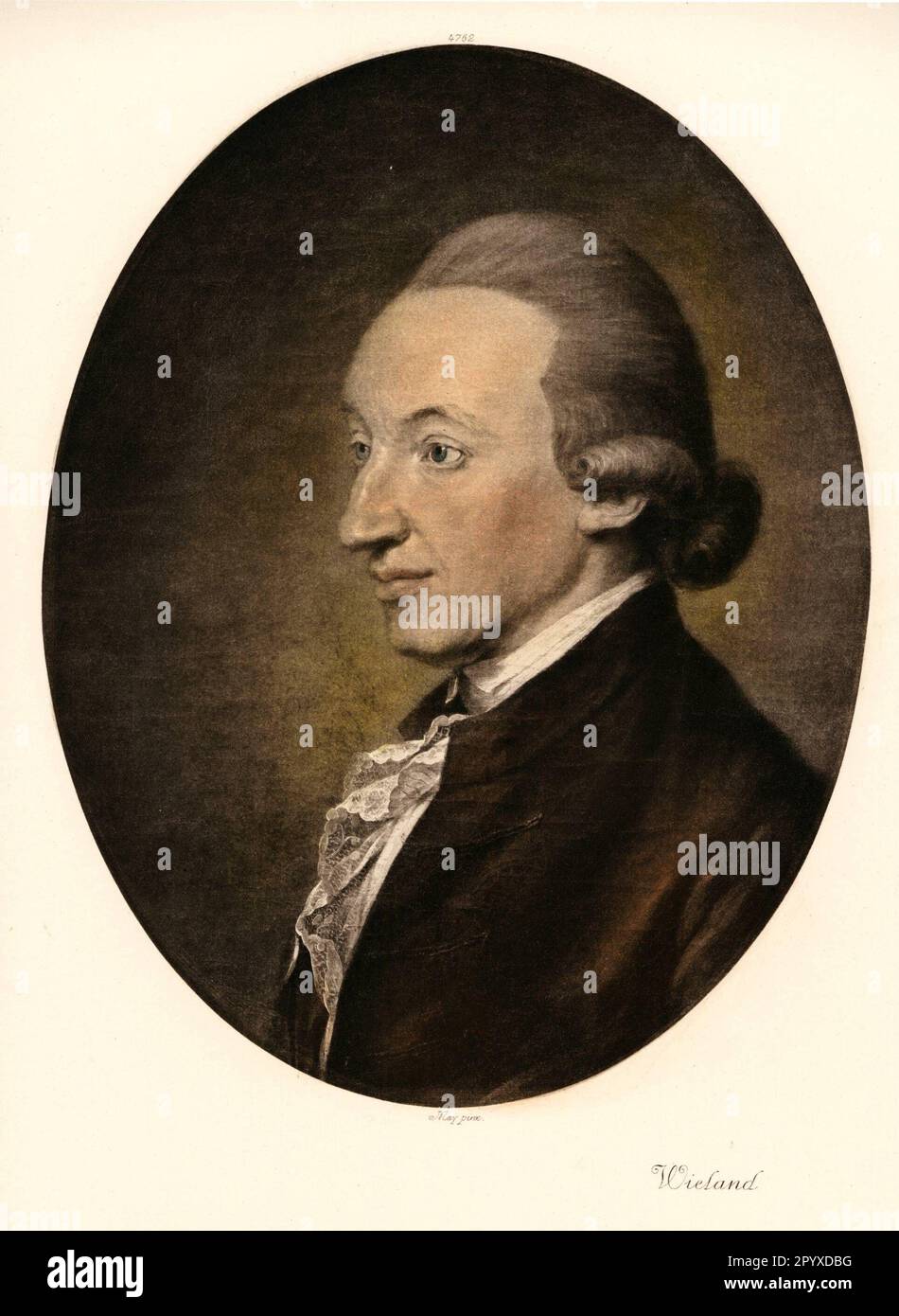 Christoph Martin Wieland (1733-1813), German poet. Painting by May ...