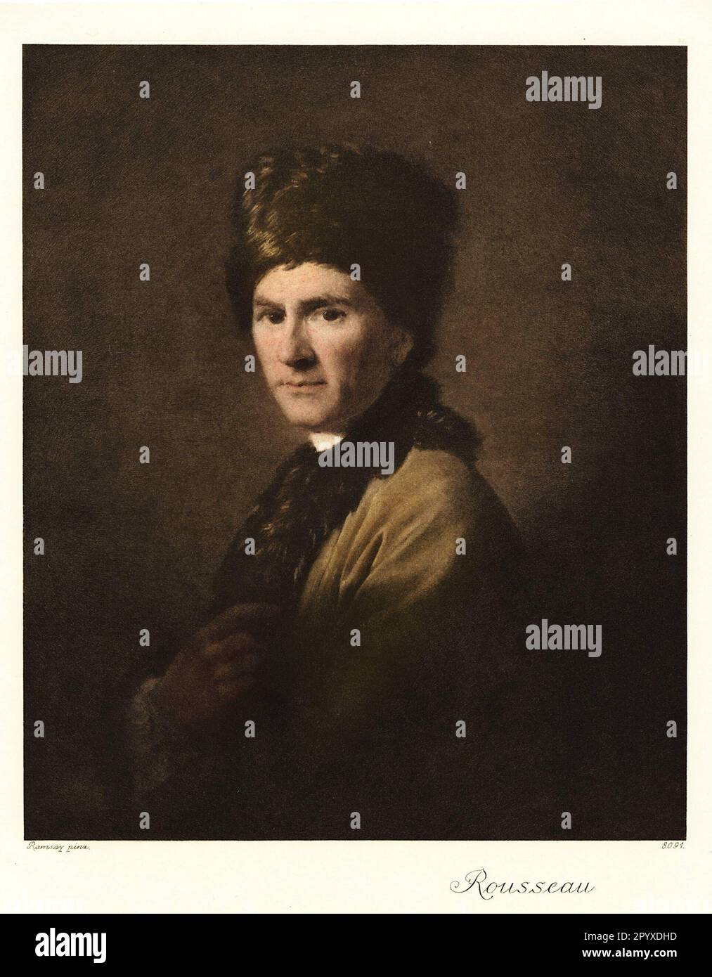 Jean-Jacques Rousseau (1712-1778), French-Swiss philosopher and writer ...