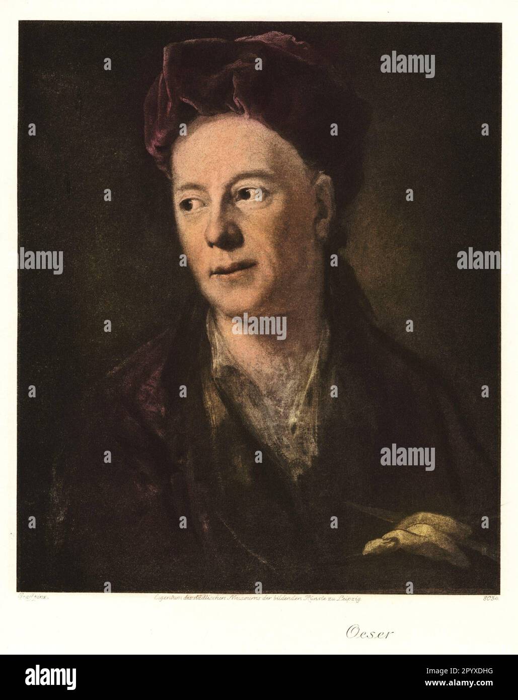 Adam Friedrich Oeser (1717-1799), German painter and sculptor. Painting ...