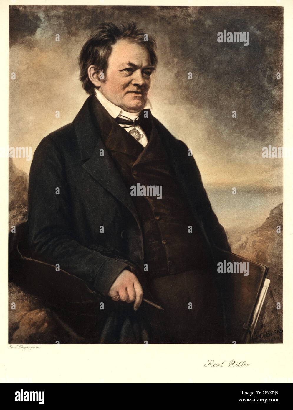 Carl Ritter (1779-1859), German geographer. He held one of the first geographical professorships ...