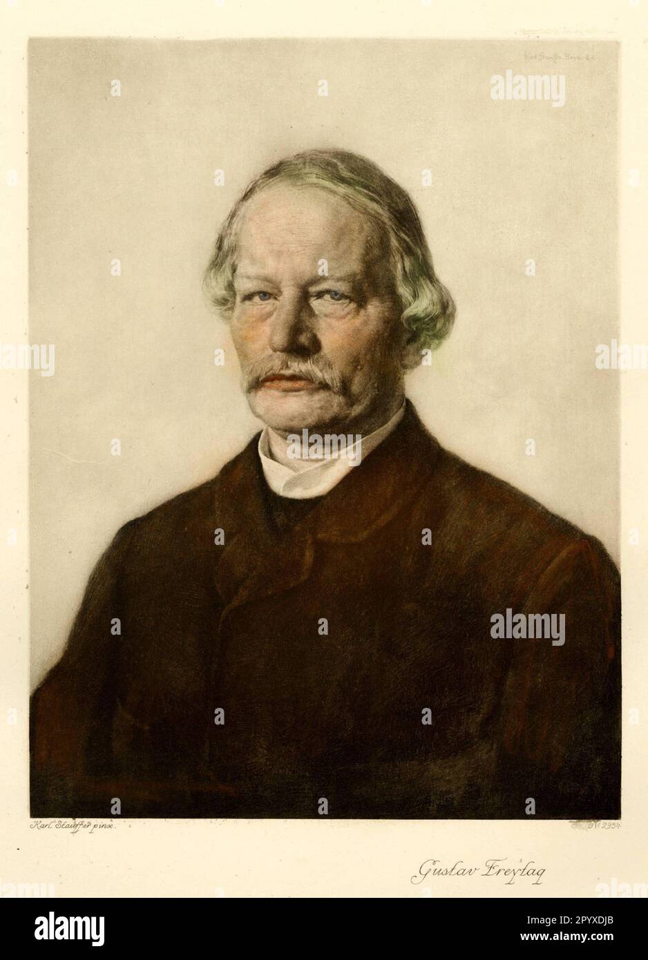 Gustav Freytag (1816-1895), German poet and cultural historian ...