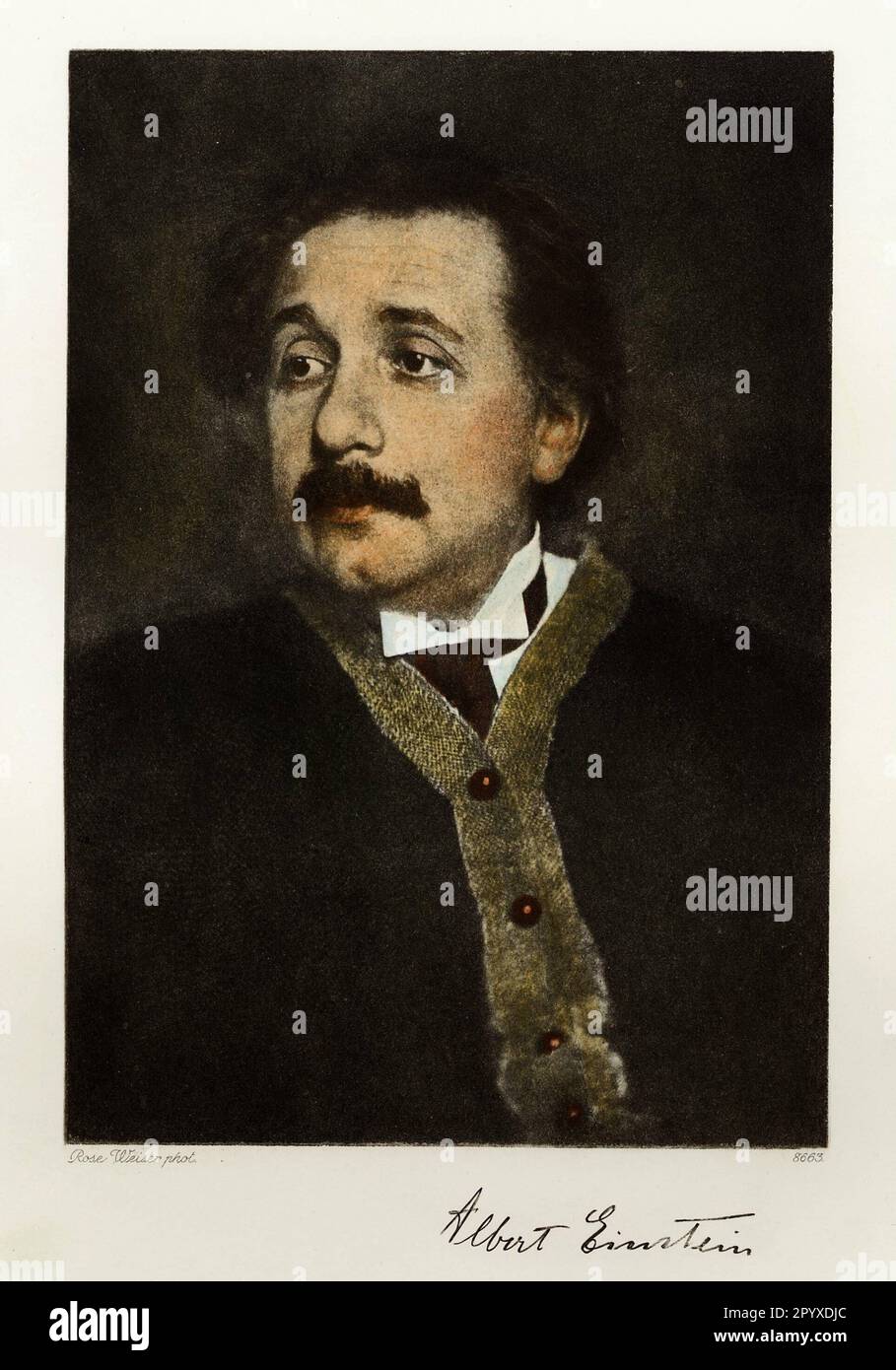Albert Einstein (1879-1955), German physicist. Photograph by Rose ...