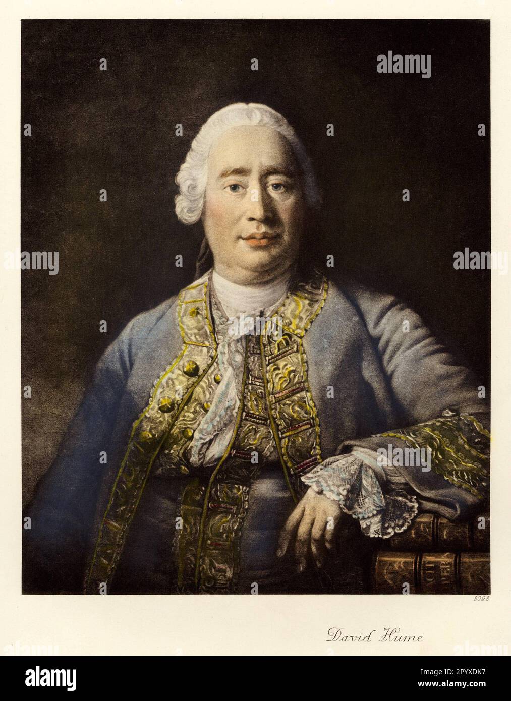 David Hume (1711-1776), Scottish philosopher and historian. Painting by ...