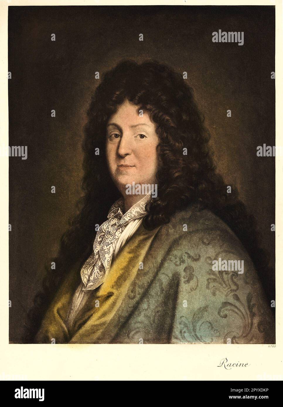 Jean Racine (1639-1699), French playwright. Painting by an unknown ...