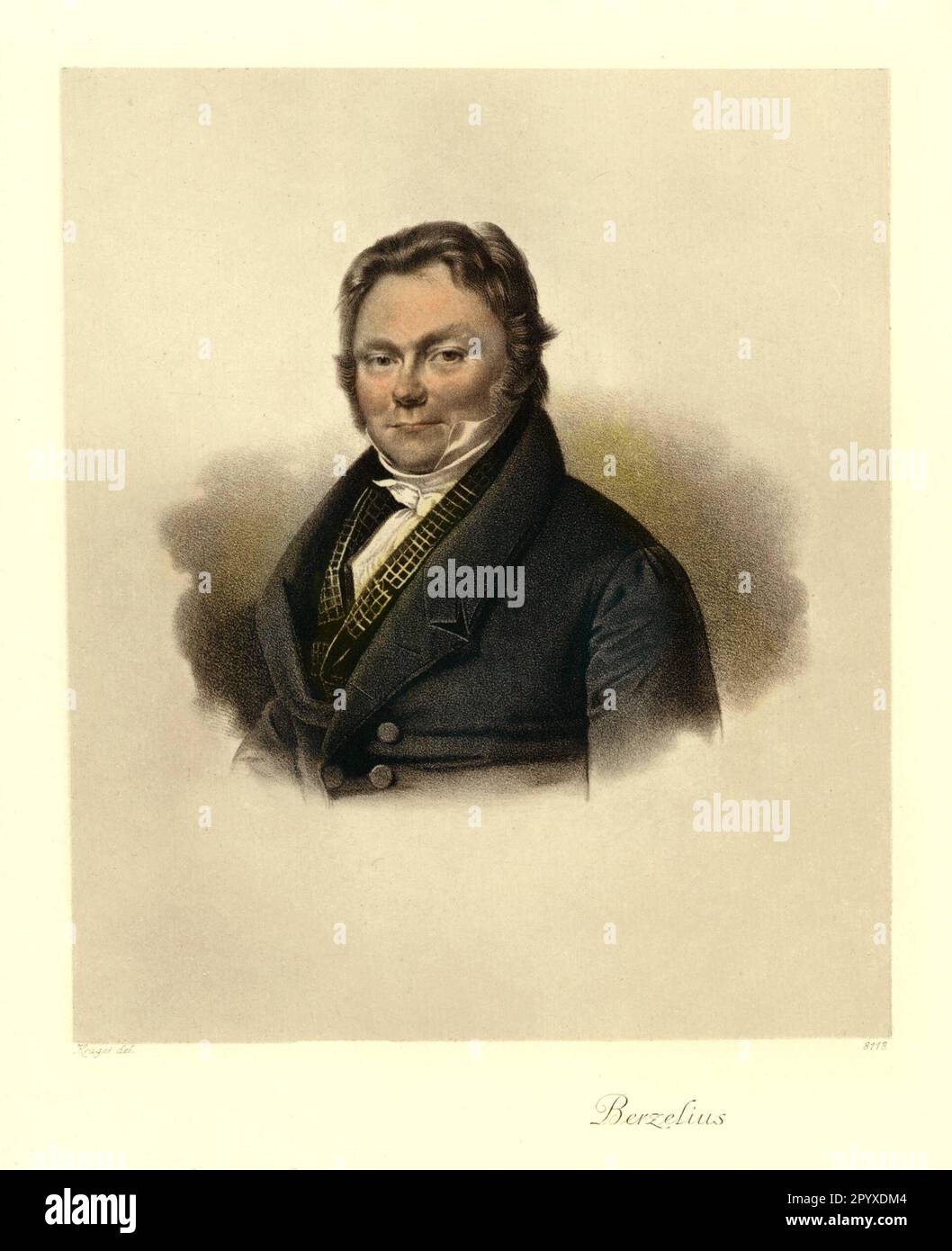Jöns Jacob Freiherr von Berzelius (1779-1848), Swedish chemist. Founded ...