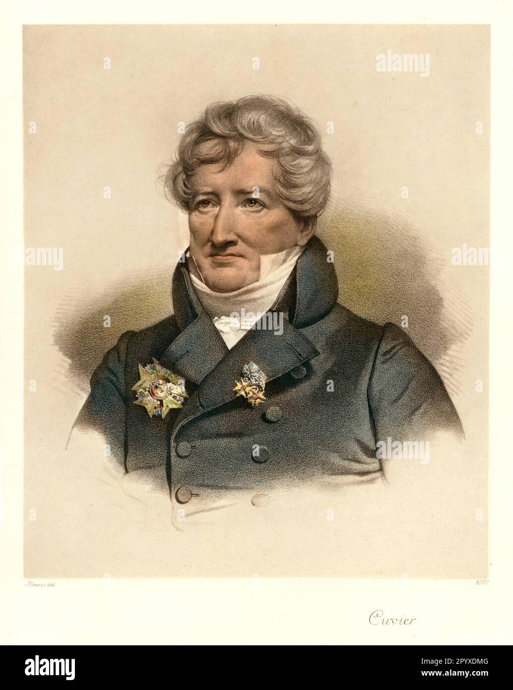 Georges Baron de Cuvier (1769-1832), French naturalist and co-founder ...