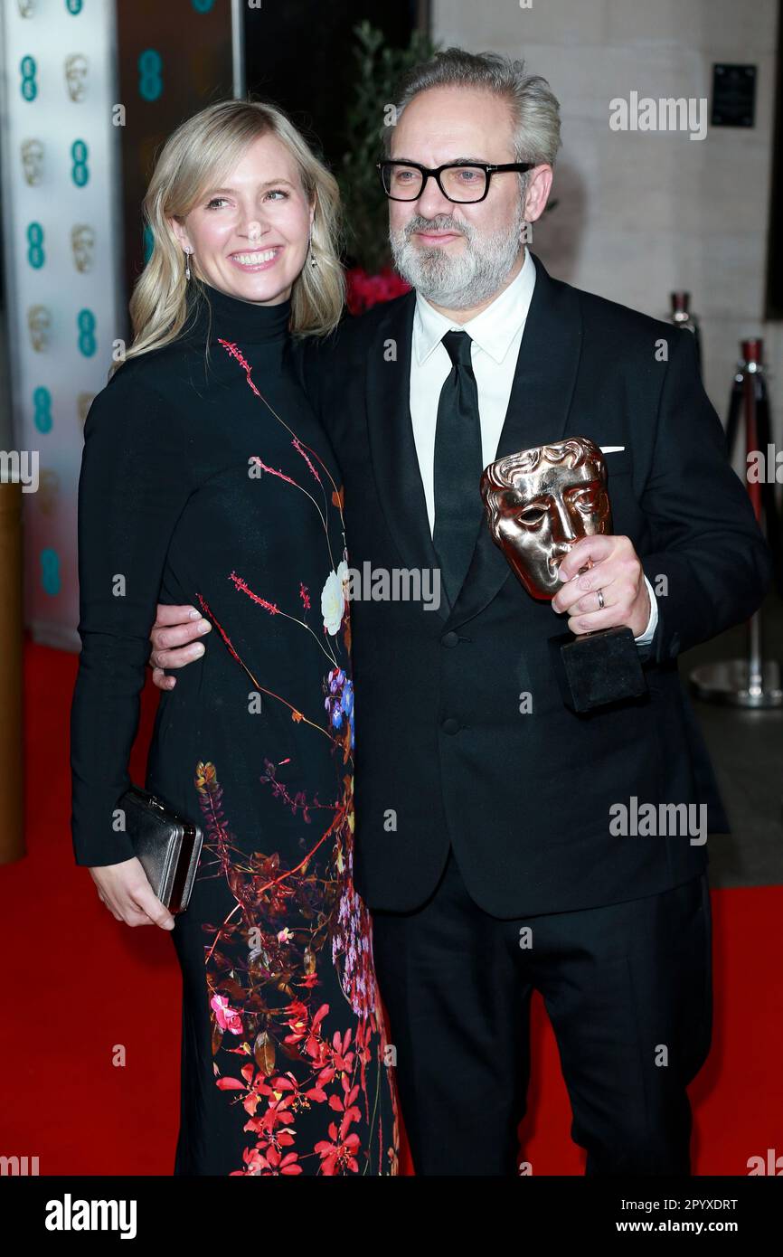Alison Balsom and Sam Mendes attend the 73rd British Academy Film ...