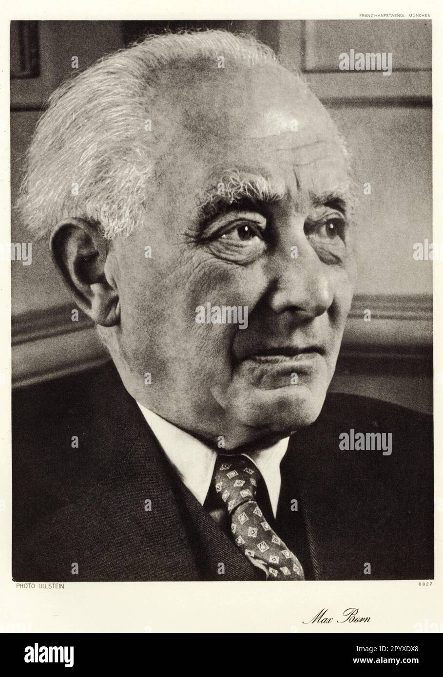 Max Born (1882-1970), German physicist. He received the Nobel Prize in ...