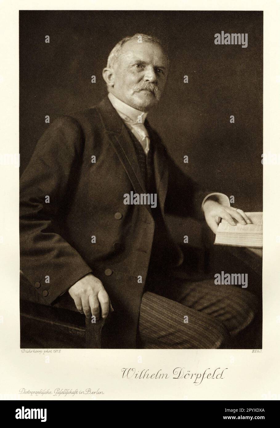 Wilhelm Dörpfeld (1853-1940), German archaeologist, founder of modern ...