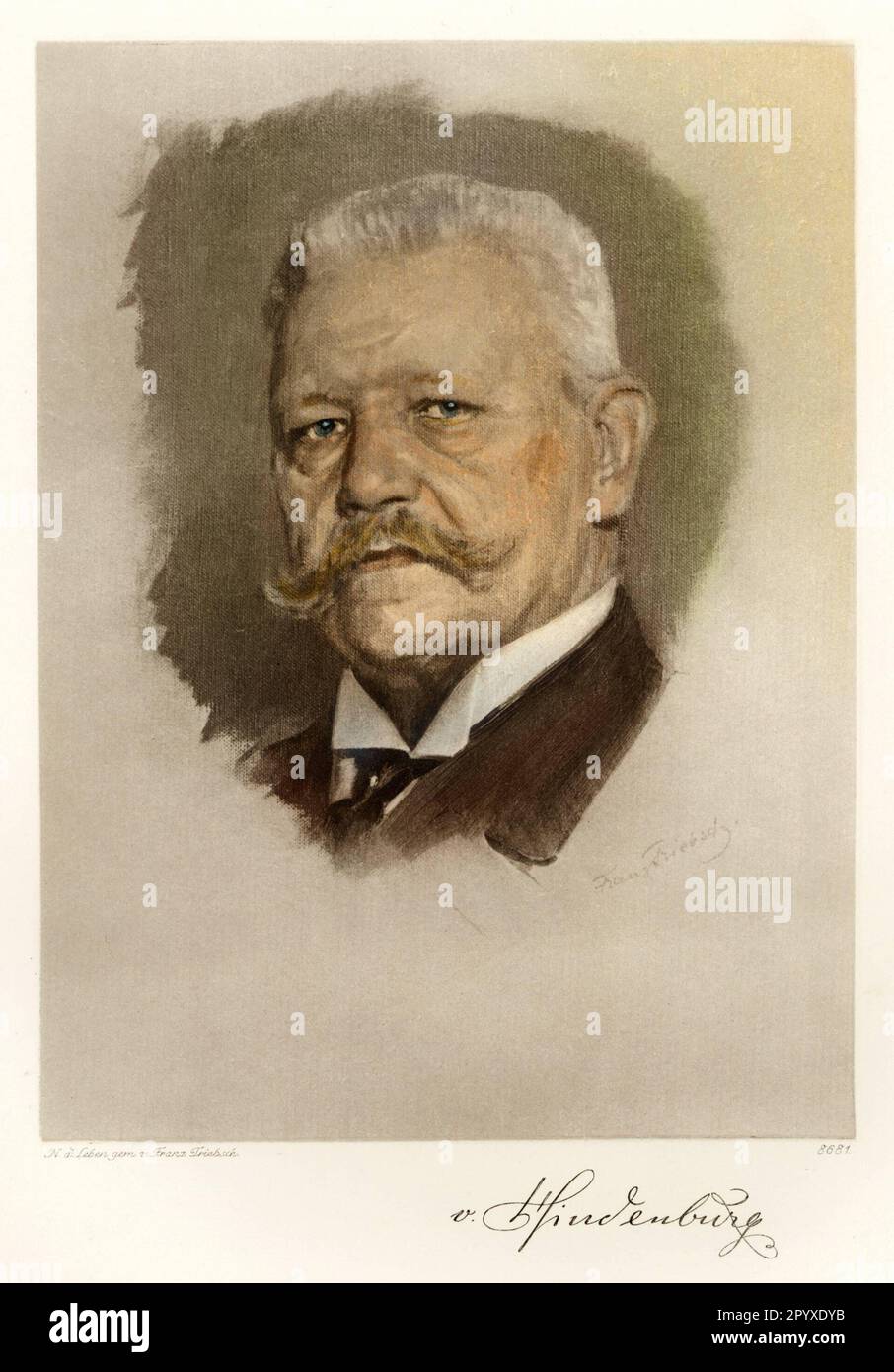 Paul von Benekendorff und Hindenburg ( 1847-1934), Field Marshal ...