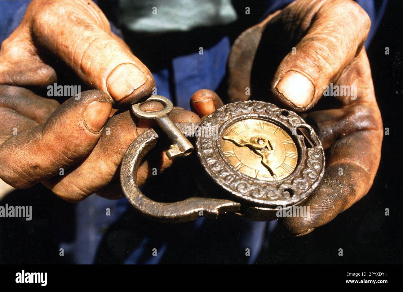Ironsmith with his blacksmith work: a castle decorated in the shape of ...