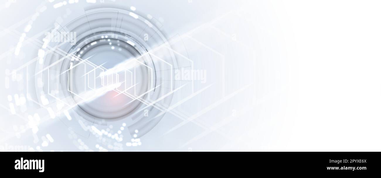 Quantum processing. Deep learning artificial intelligence. Future new ...