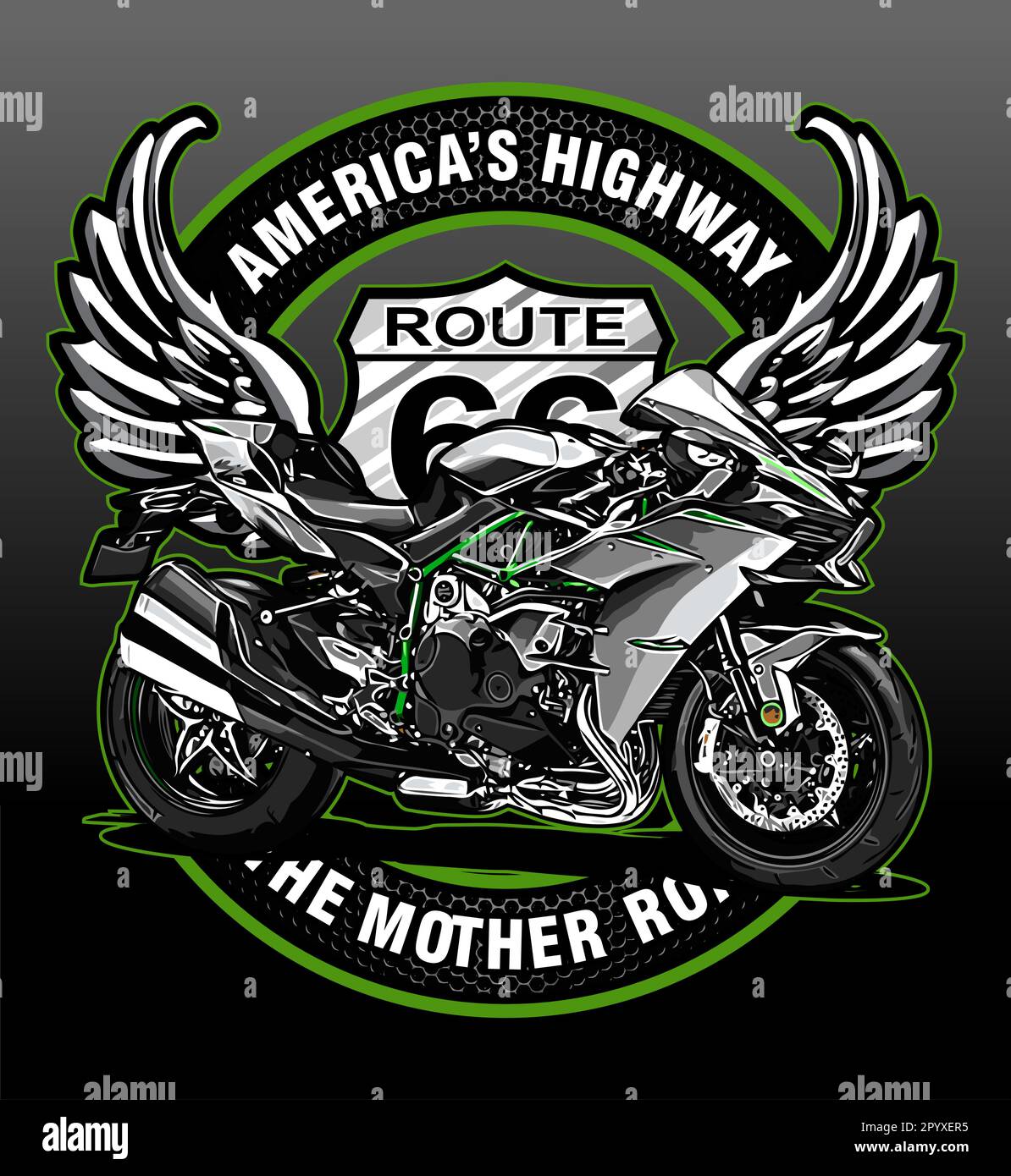motorcycles vector template Stock Vector Image & Art - Alamy
