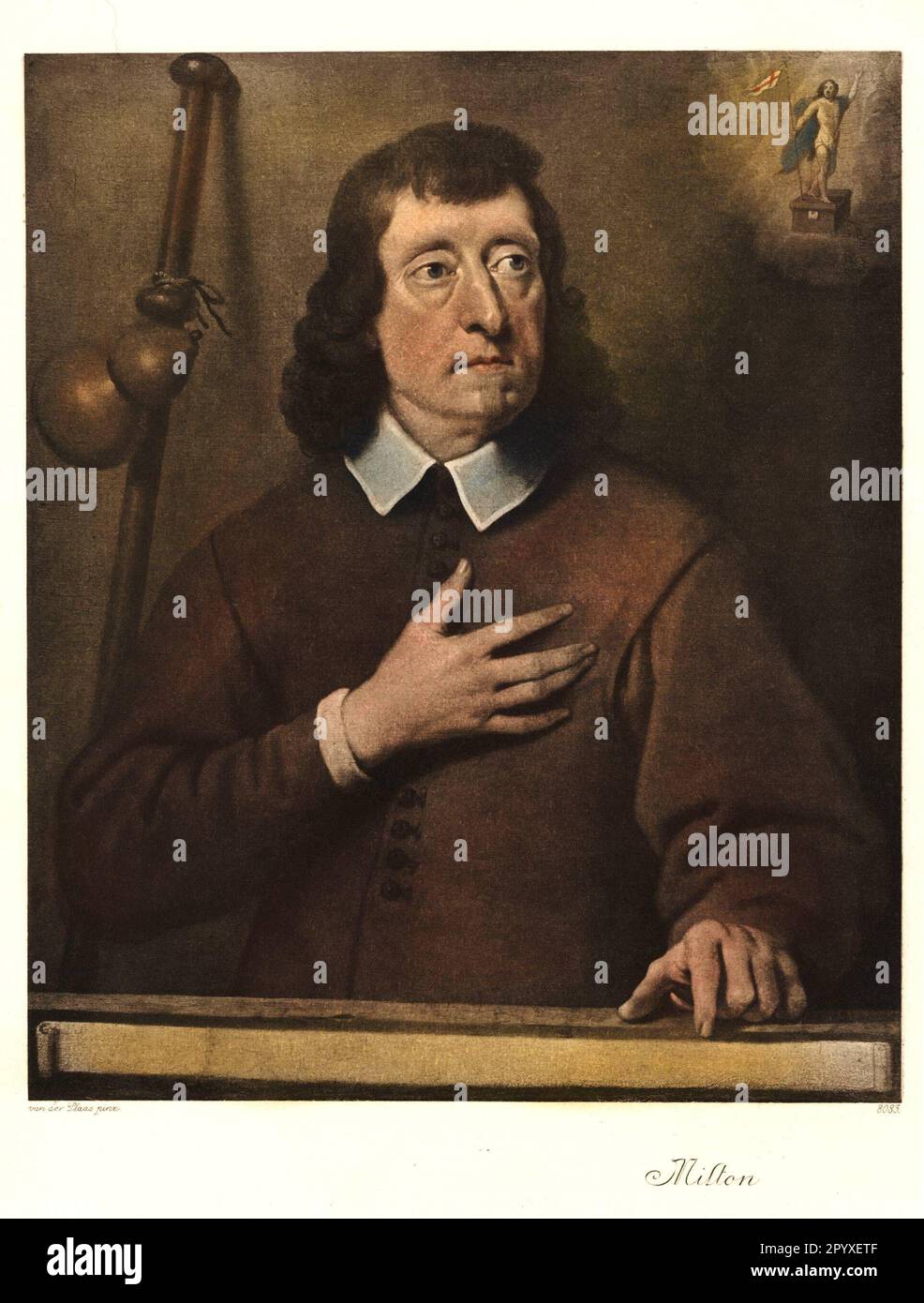 John Milton (1608-1674), English poet and author of the epic 'Paradise ...