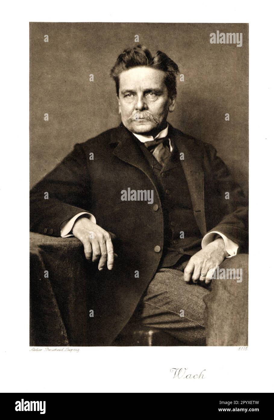 Adolf Wach (1843-1926), German jurist and law teacher. Wach exercised ...