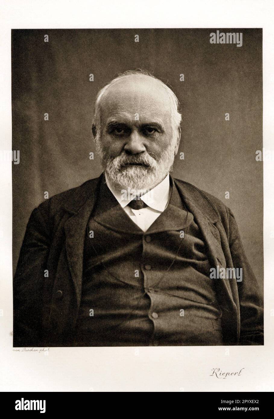Heinrich Kiepert (1818-1899), German geographer and cartographer ...