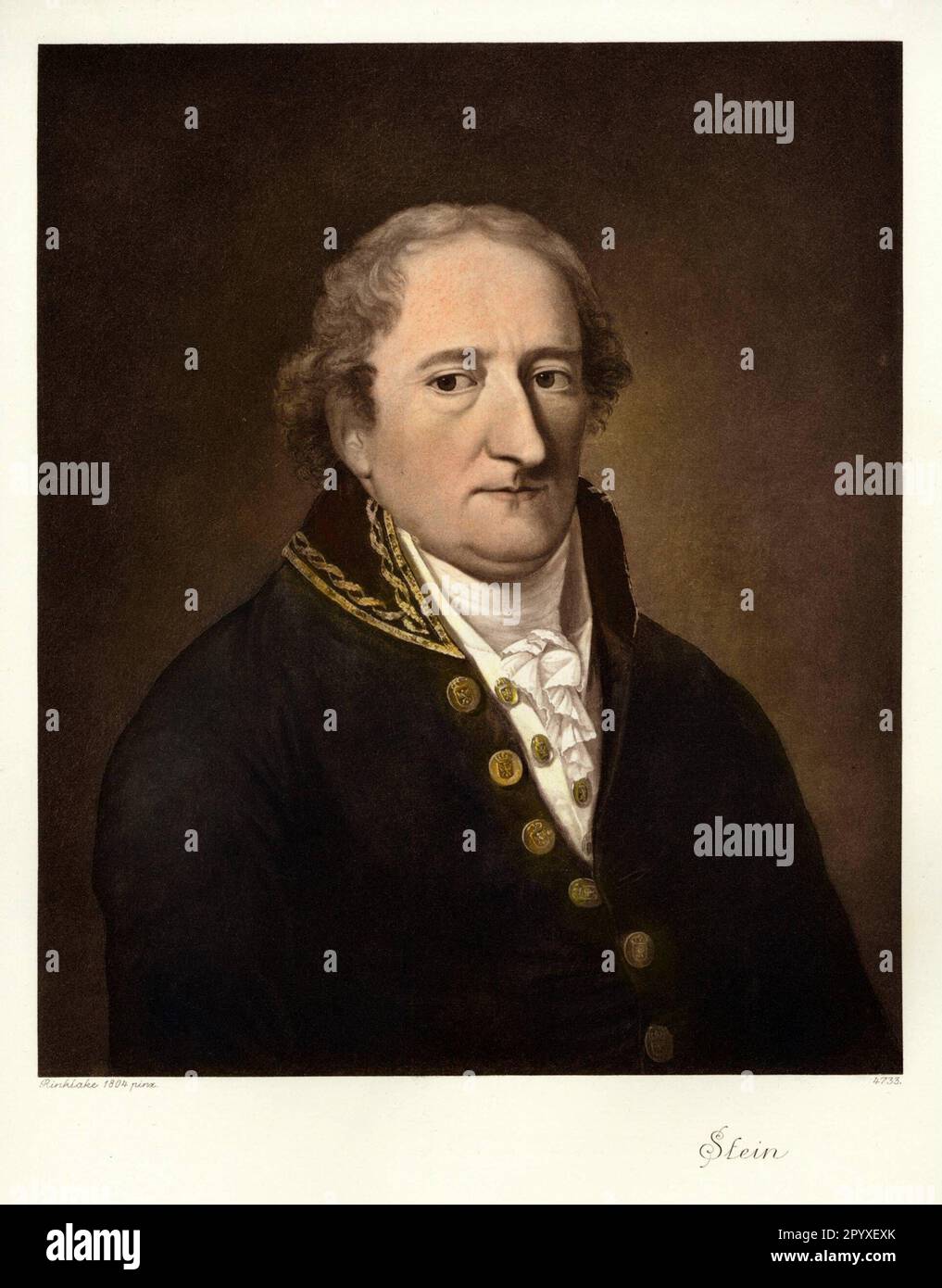 Karl Reichsfreiherr vom und zum Stein (1757-1831), Prussian statesman ...