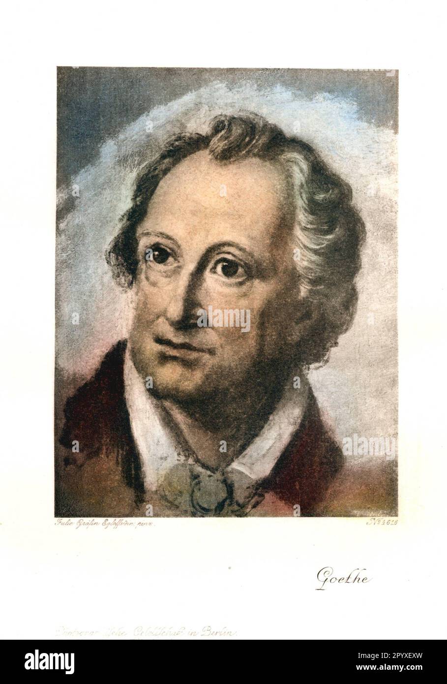 Johann Wolfgang von (since 1782) Goethe (1749-1832), German poet ...