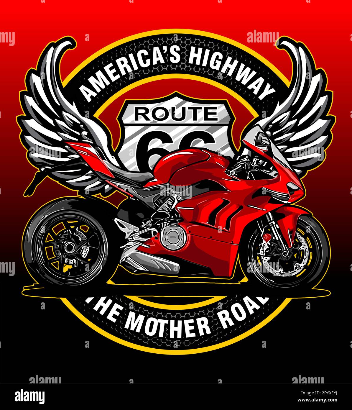 motorcycles vector template Stock Vector Image & Art - Alamy
