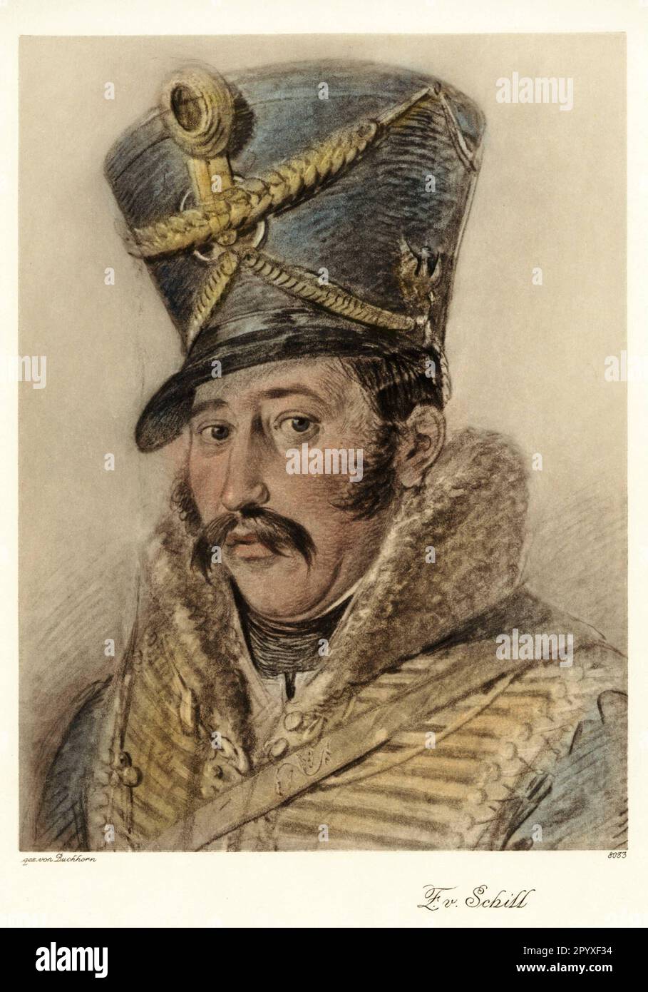 Ferdinand von Schill (1776-1809), Prussian officer and freedom fighter ...