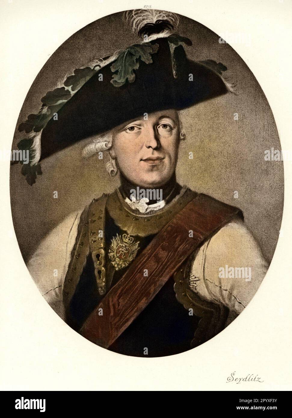 Friedrich Wilhelm von Seydlitz (1721-1773), Prussian general and ...