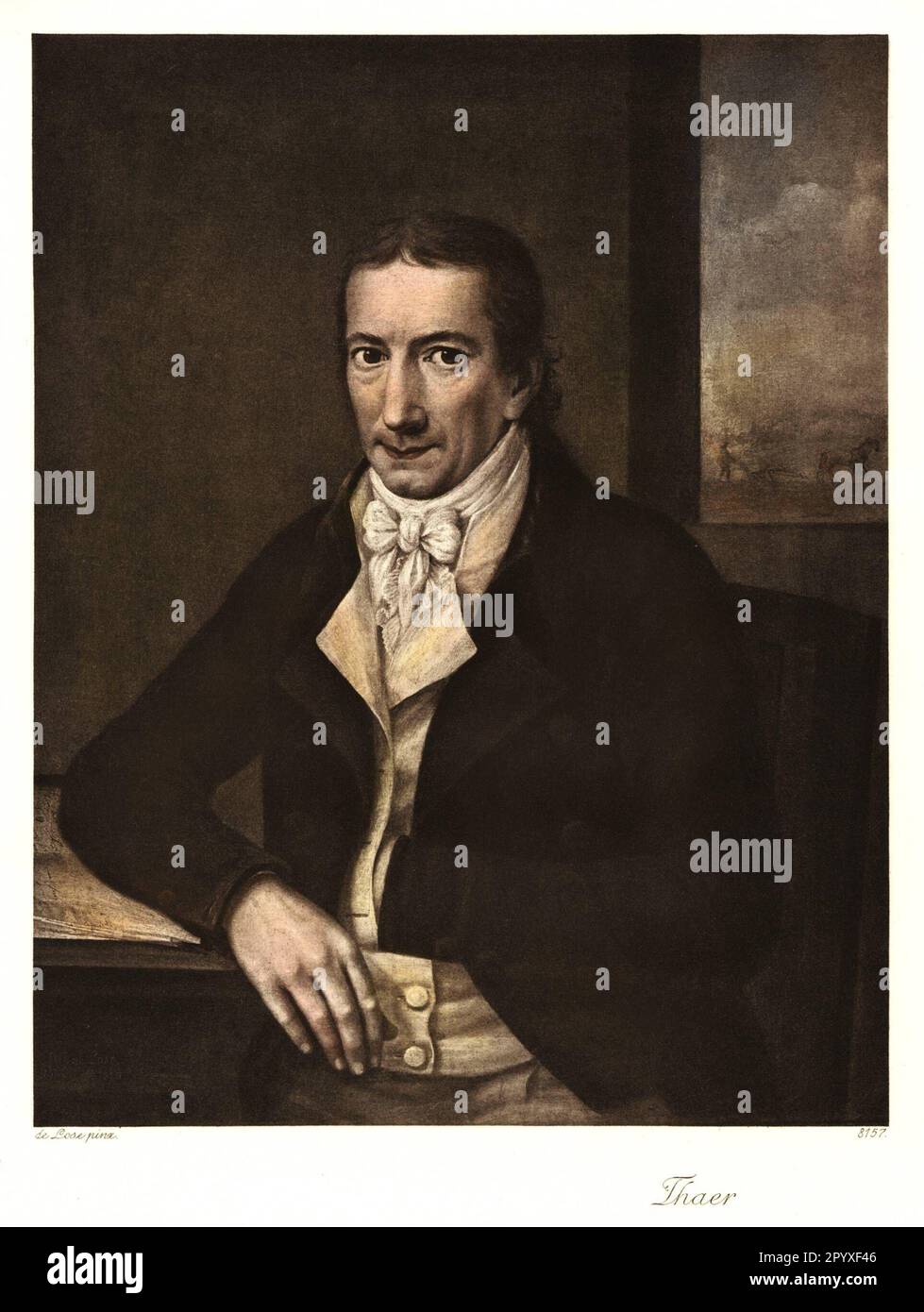 Albrecht Daniel Thaer (1752-1828), German physician and farmer. Thaer ...