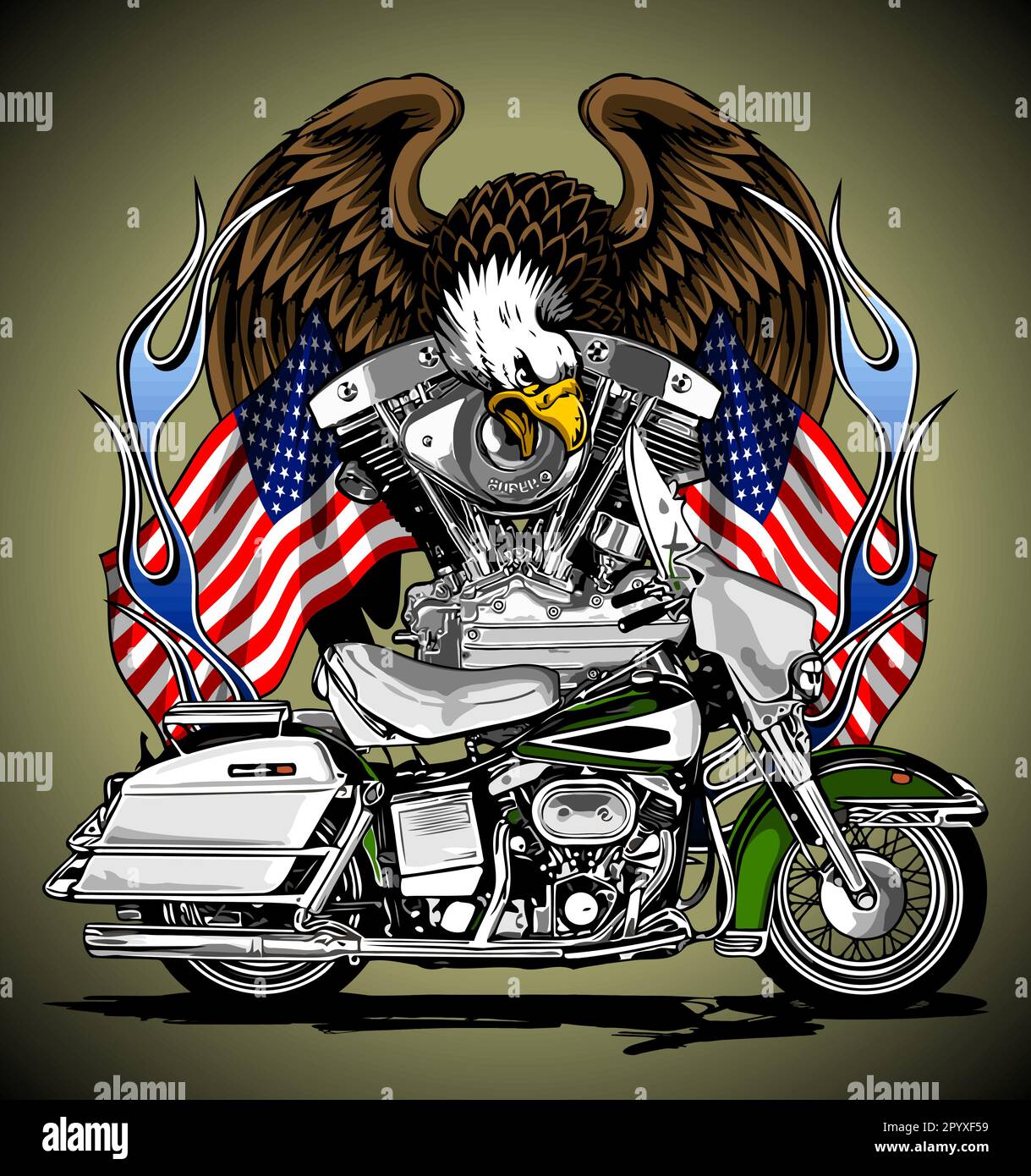 Rubber motorcycles Stock Vector Images - Alamy