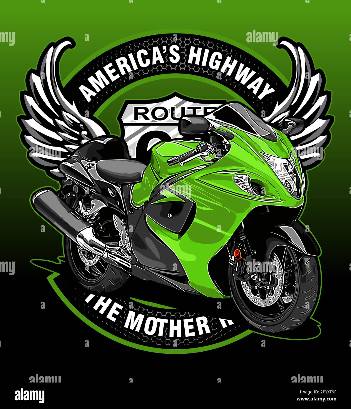 motorcycles vector template Stock Vector Image & Art - Alamy
