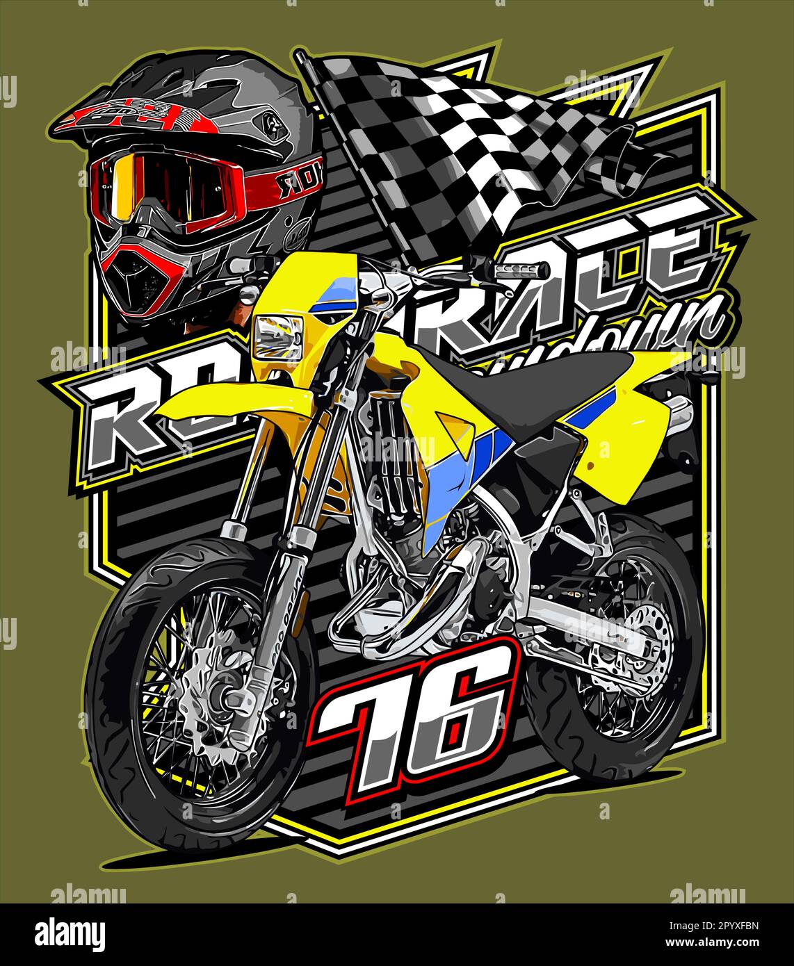 motorcycles vector template Stock Vector Image & Art - Alamy