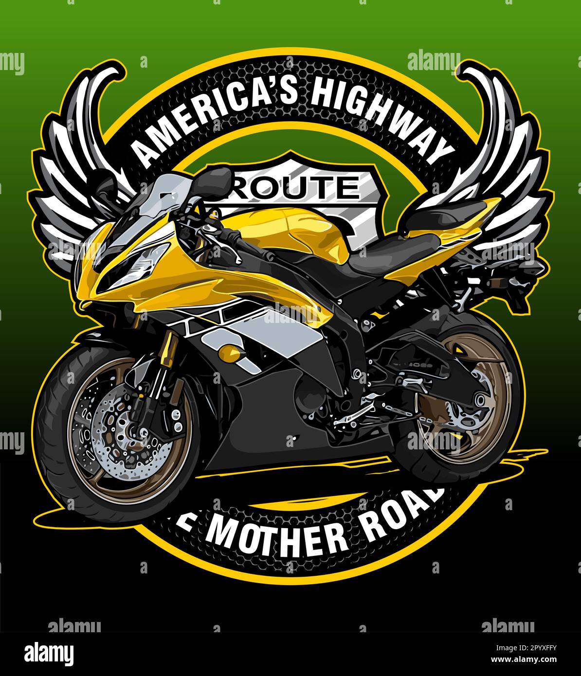 motorcycles vector template Stock Vector Image & Art - Alamy