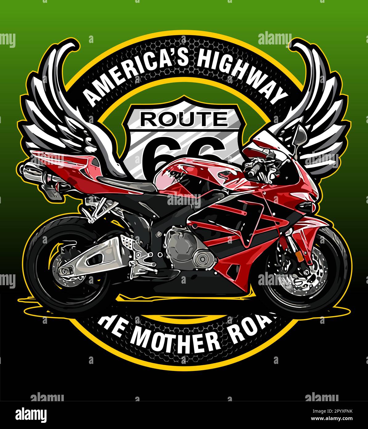 motorcycles vector template Stock Vector Image & Art - Alamy