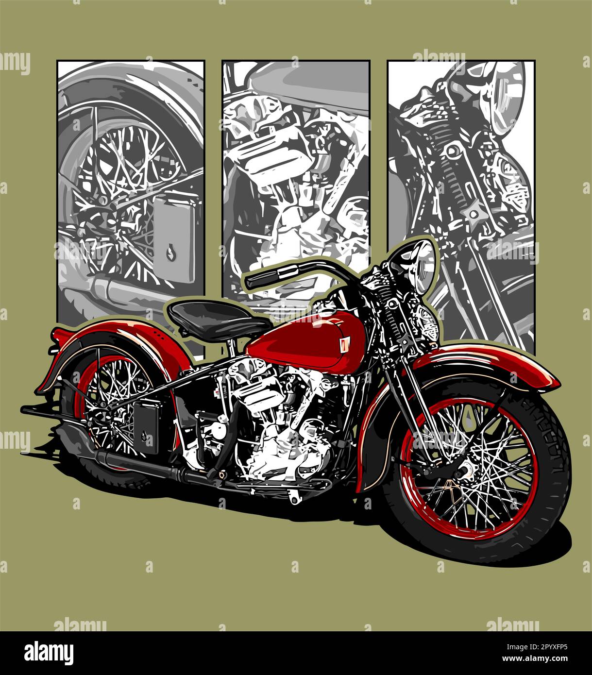 Rubber motorcycles Stock Vector Images - Alamy