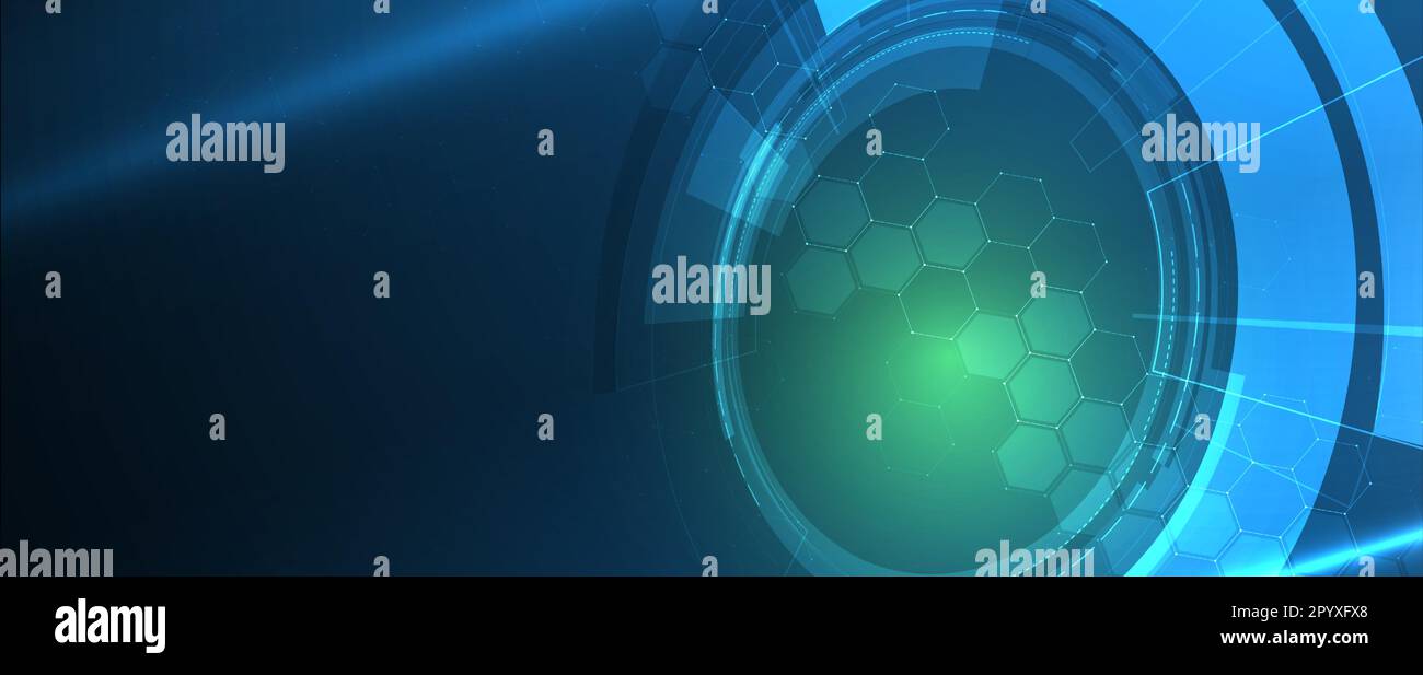 Technology innovation background, idea of global business solution ...