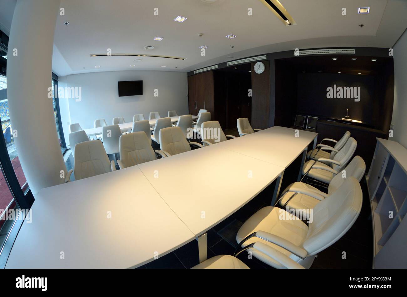Conference room of the Olympic National Sports Complex, stadium. Kyiv ...