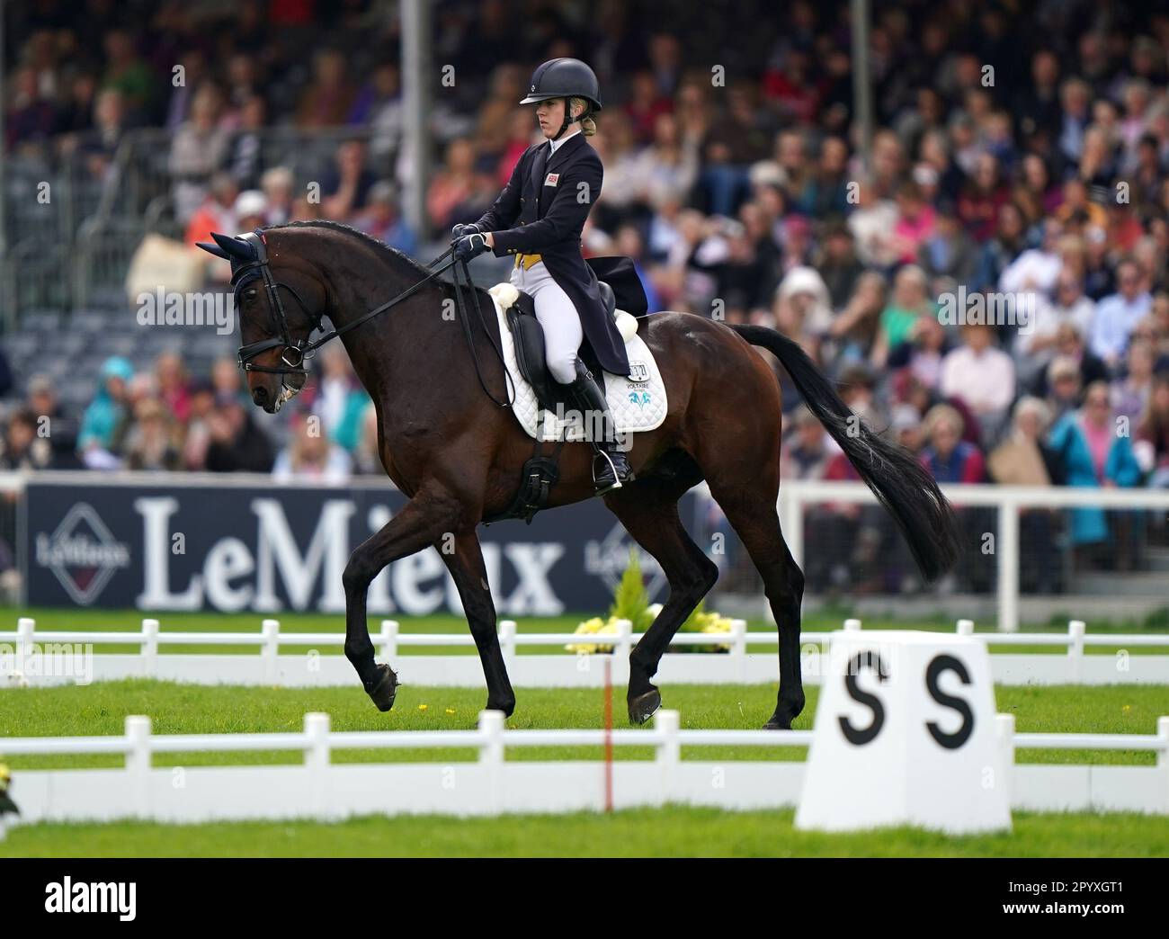 Great Britain's Felicity Collins on RSH Contend Or on day two of the ...