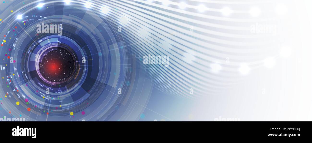 Technology innovation background, idea of global business solution ...