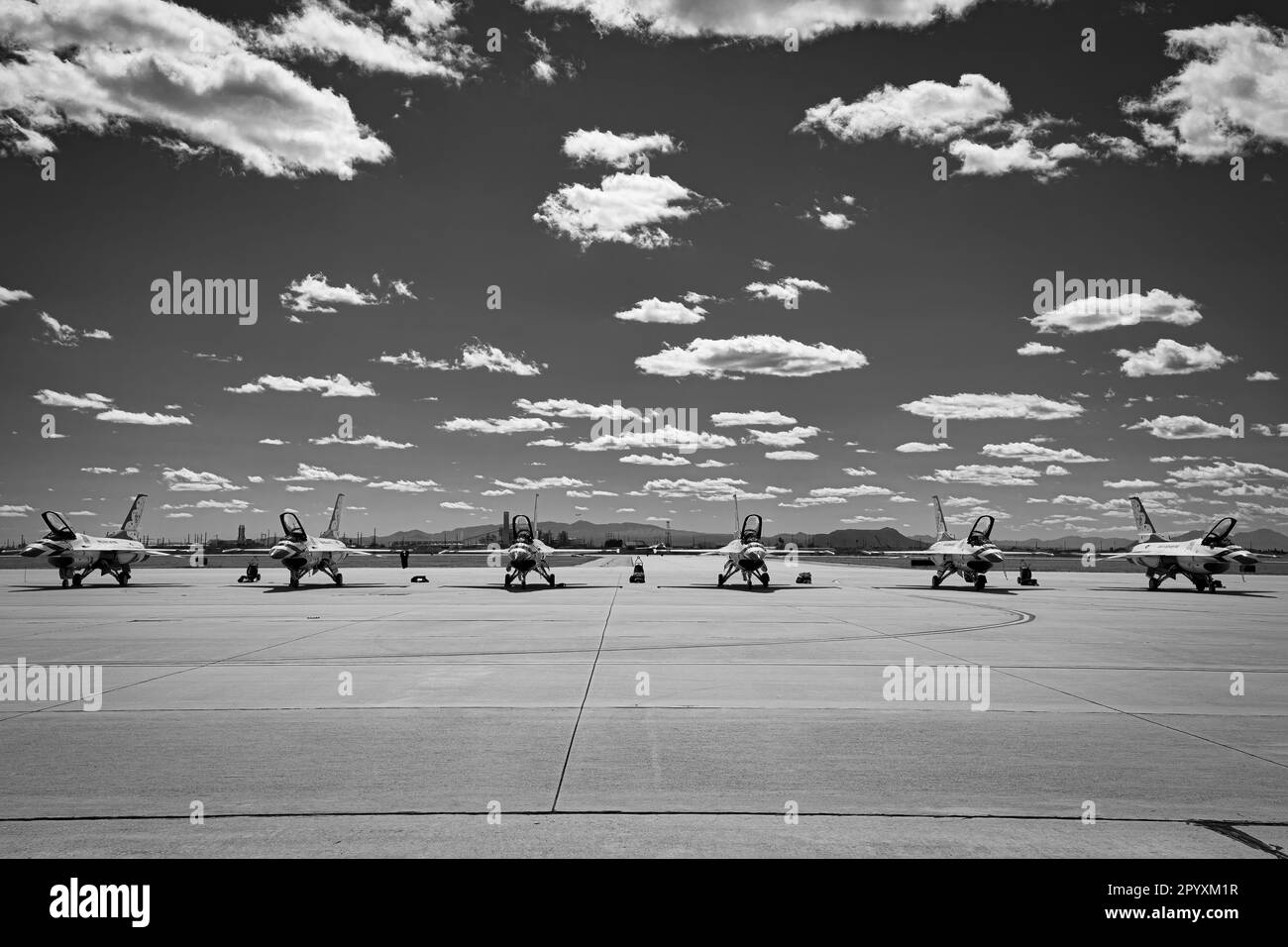 The US Air Force Thunder Birds perform at the 2023 Thunder and ...