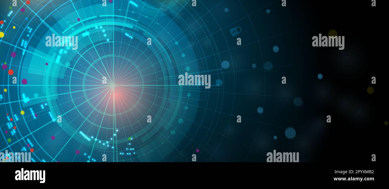 Neural network concept. Connected cells with links. High technology ...