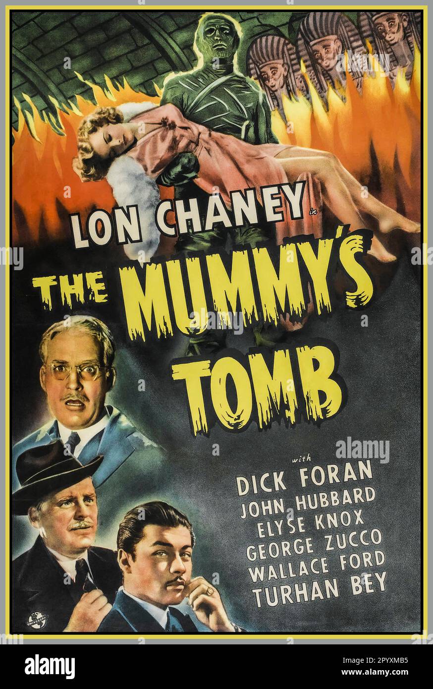 Vintage 1940s horror movie film THE MUMMY’S TOMB. Universal, 1942. Lon ...