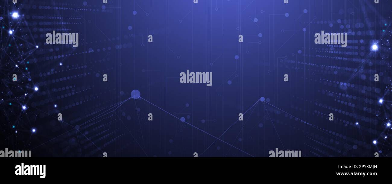 Technology innovation background, idea of global business solution ...